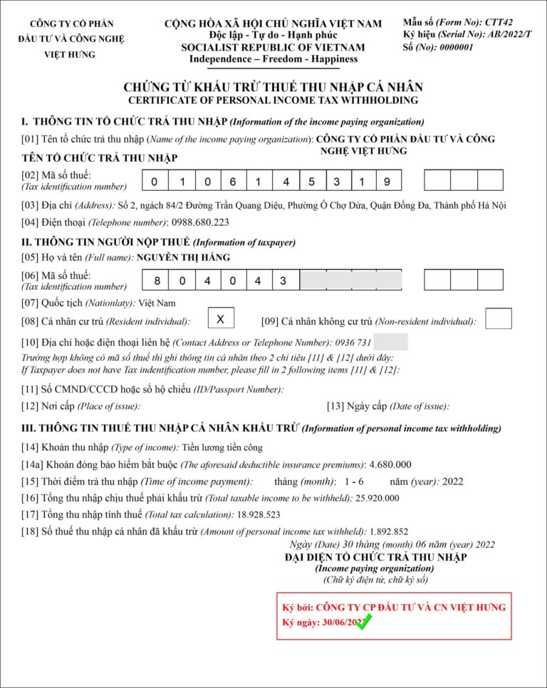 Chứng từ khấu trừ thuế TNCN điện tử là gì? Quy định mới nhất cần nắm rõ : UBot